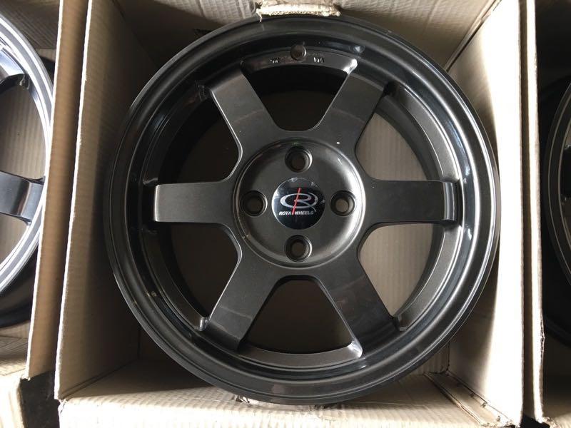15" Rota Grid1 mags 4Holes pcd 100 Gunmetallic bnew, Car Parts ...