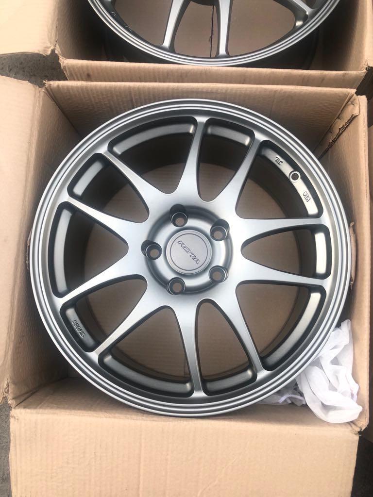17" Rota Torque Mattegray mags 5Holes pcd 114 Bnew, Car Parts ...