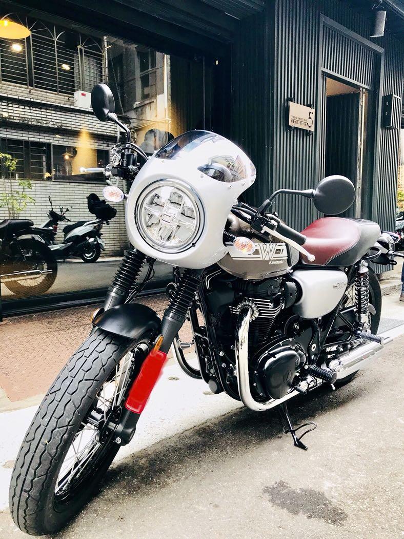 2020年 Kawasaki W800 Cafe racer ABS 台崎 只跑一百多公里 可分期 免頭款 歡迎車換車 網路評價最優 業界分期 ...