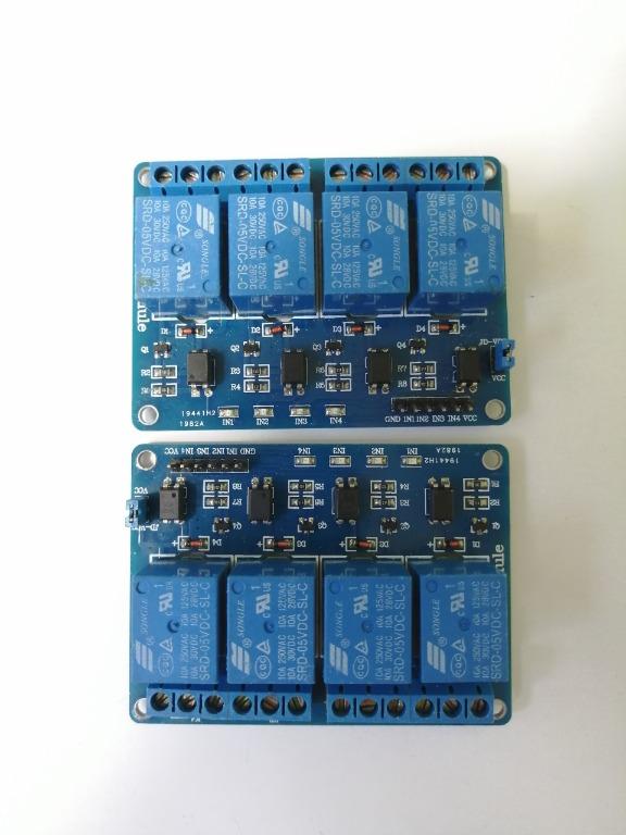 4-Channel Relay Switch Module with optocoupler isolation, Audio, Other ...