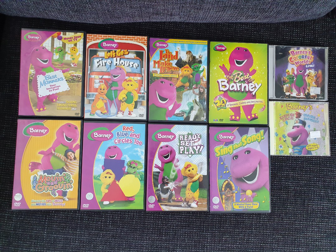 Barney DVD and VCD, Hobbies & Toys, Music & Media, CDs & DVDs on Carousell