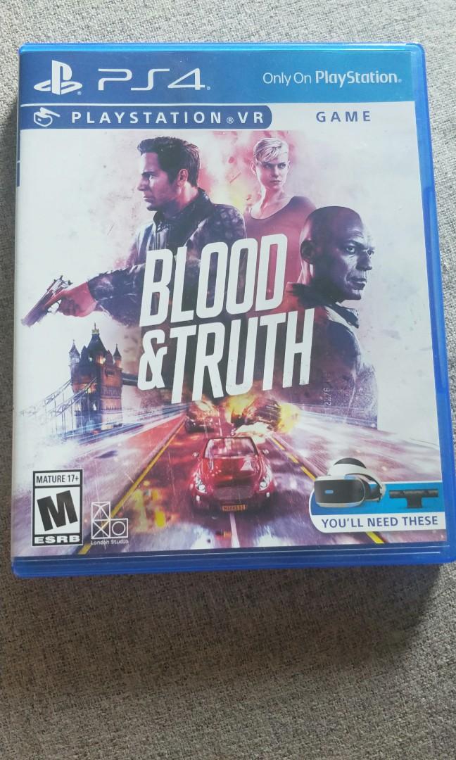 Blood &Truth vr, Video Gaming, Video Games, PlayStation on Carousell