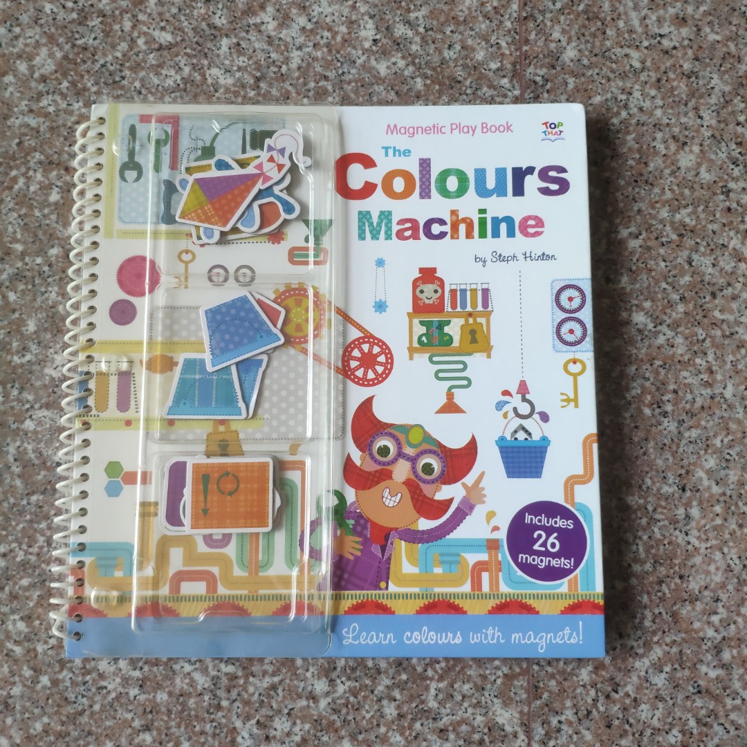 Book with magnets to learn colors, Hobbies & Toys, Books & Magazines ...