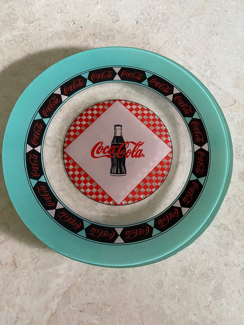 Coca Cola Plate Coke, Hobbies & Toys, Memorabilia & Collectibles ...