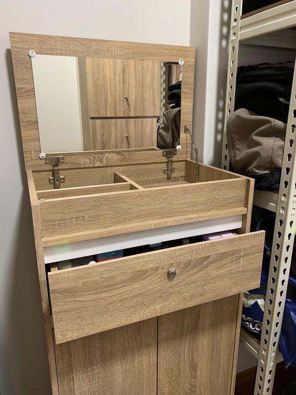 CUBIC MIRROR DRESSING CHEST, Furniture & Home Living, Furniture, Tables ...