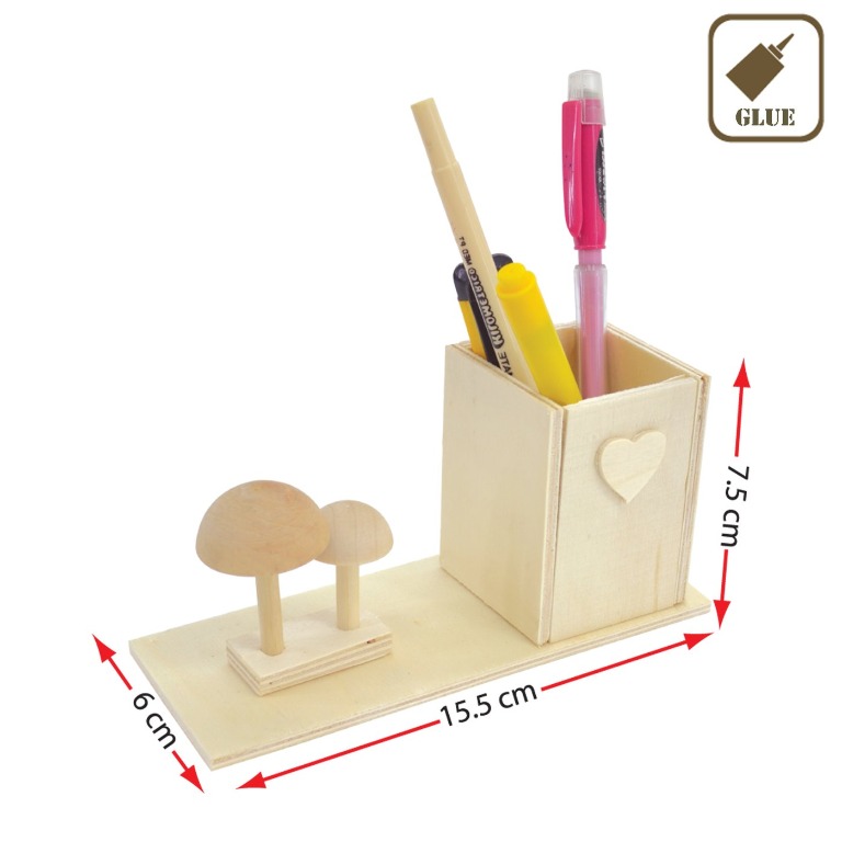 D - DIY Tempat Letak Pensil Cendawan, Hobbies & Toys, Stationery ...
