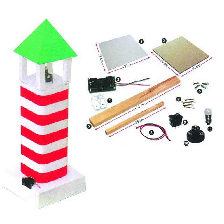 D - Projek Membina Rumah Api Kreatif, Hobbies & Toys, Collectibles ...