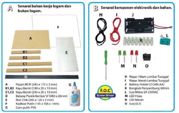 D - Projek Papan Tanda Elektronik, Hobbies & Toys, Toys & Games on ...