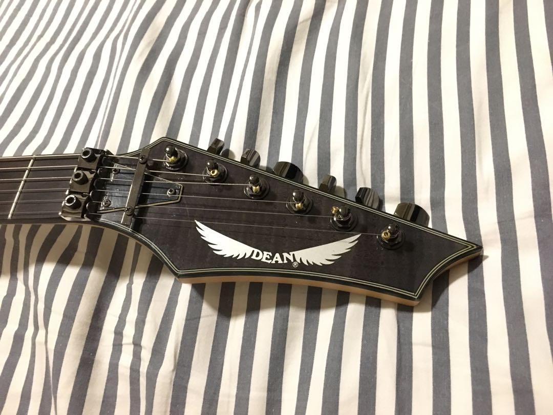 DEAN Custom 350F Floyd Rose Guitar, Hobbies & Toys, Music & Media ...
