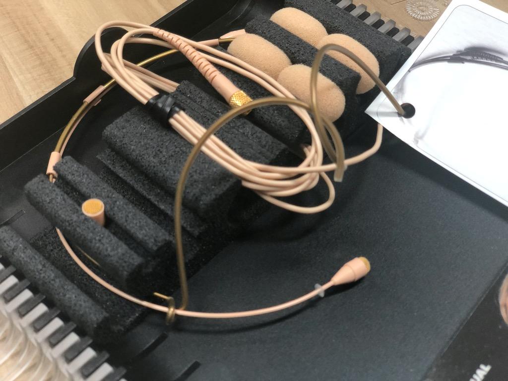 DPA 4066 Omnidirectional Headset Mic with MicroDot Connector - Beige, Audio, Portable Audio ...