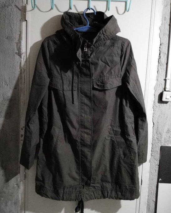 Em Polham gray parka jacket, Women's Fashion, Coats, Jackets and ...