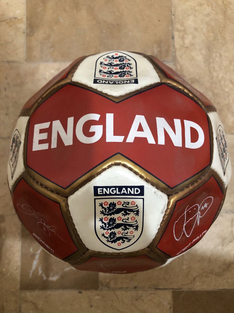 England Team Official Merchandise Hy-Pro Signature Football Soccer ...