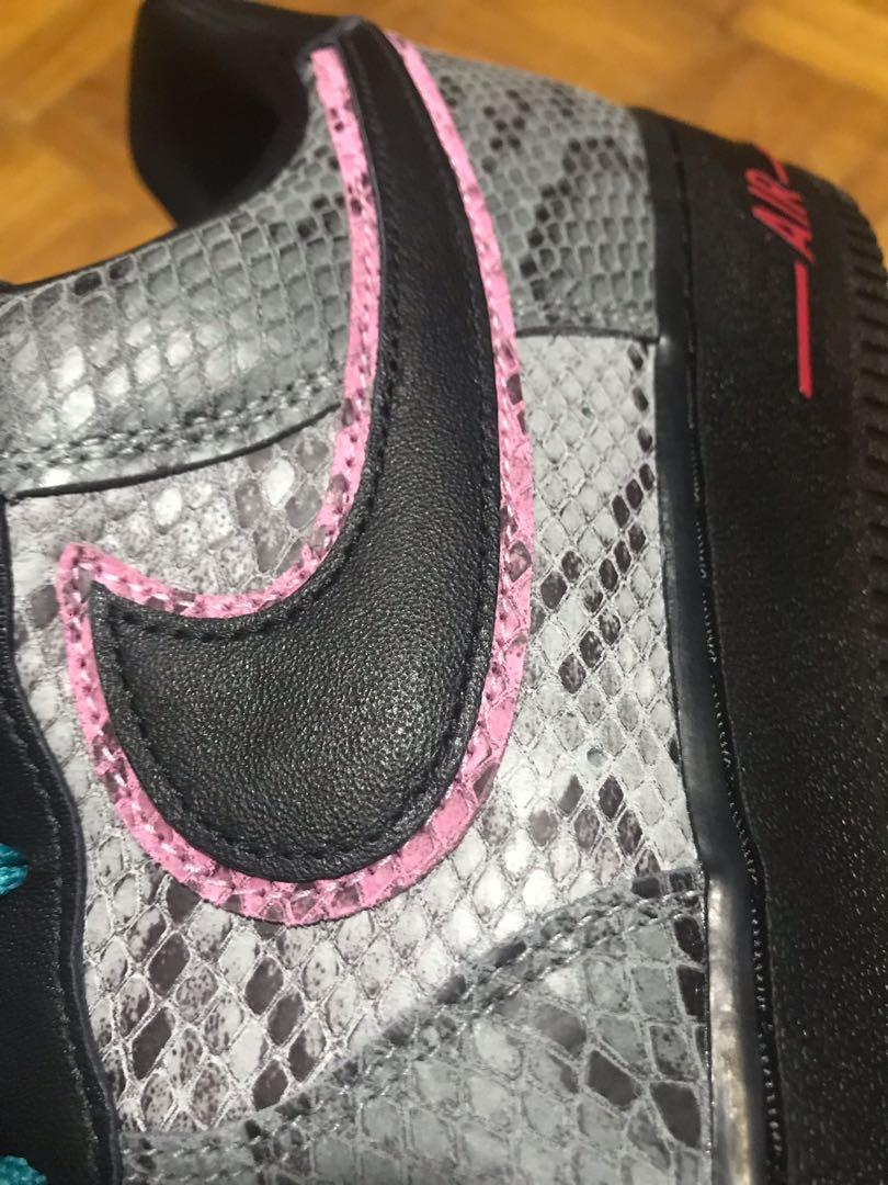 Exclusive Air Force 1 Cobra (Snake Skin), Men's Fashion, Footwear ...