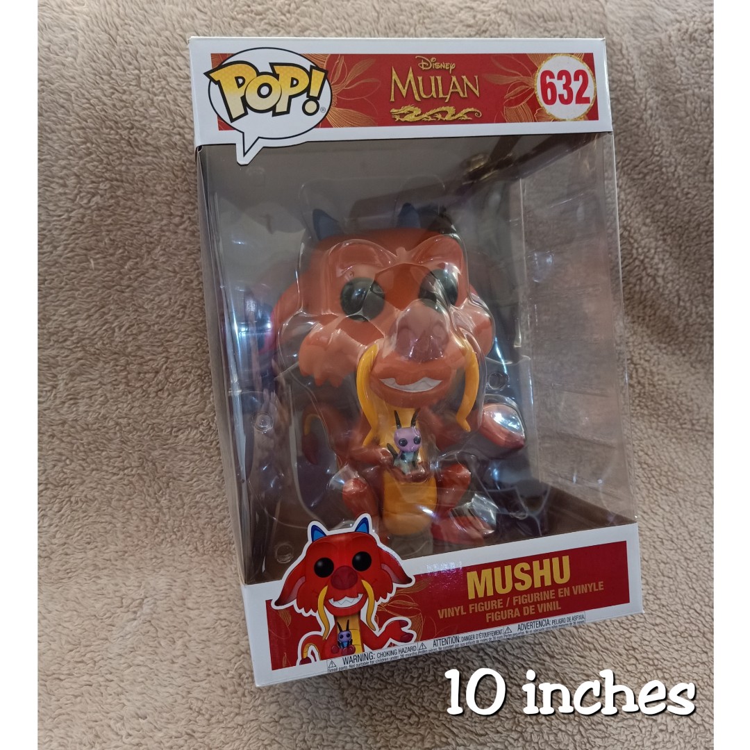 Funko POP! Mulan's MUSHU (10 inches), Hobbies & Toys, Toys & Games on ...