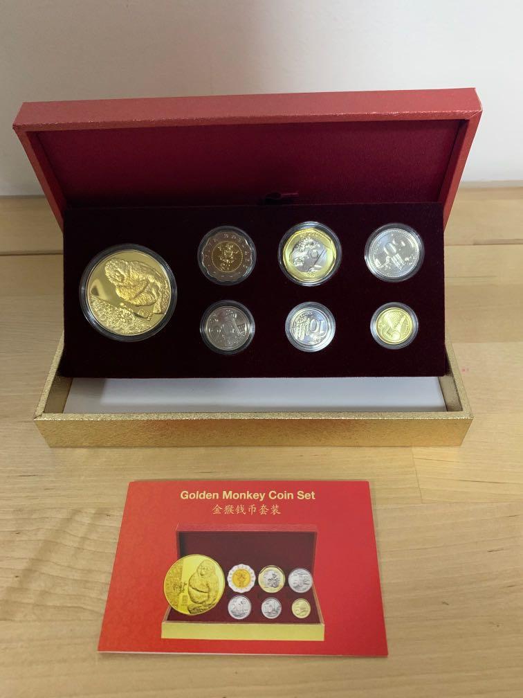 Golden Monkey Coin Set 2016, Hobbies & Toys, Memorabilia & Collectibles ...