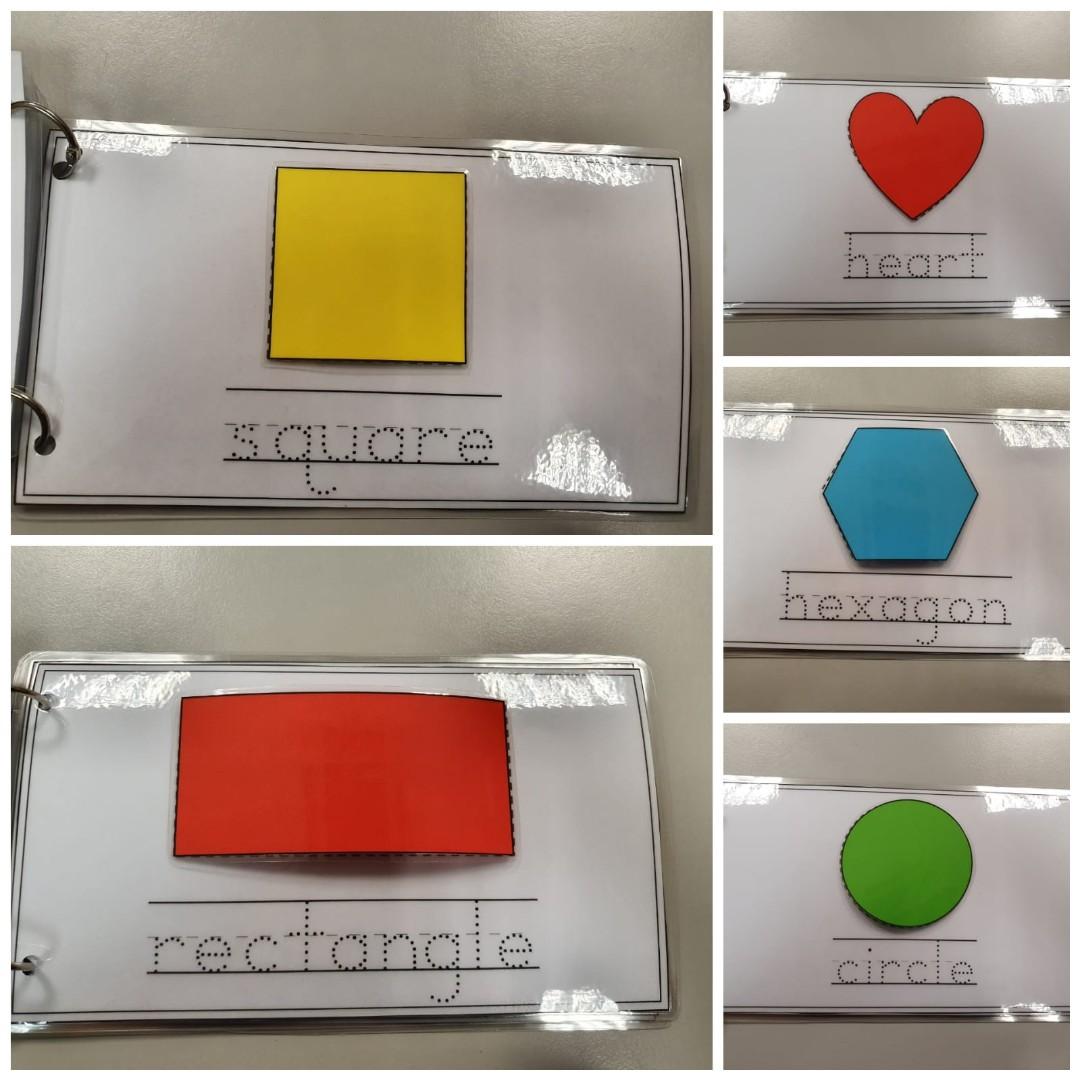 Laminated Coloured Shape Matching with Shape Outlines Manipulatives and ...