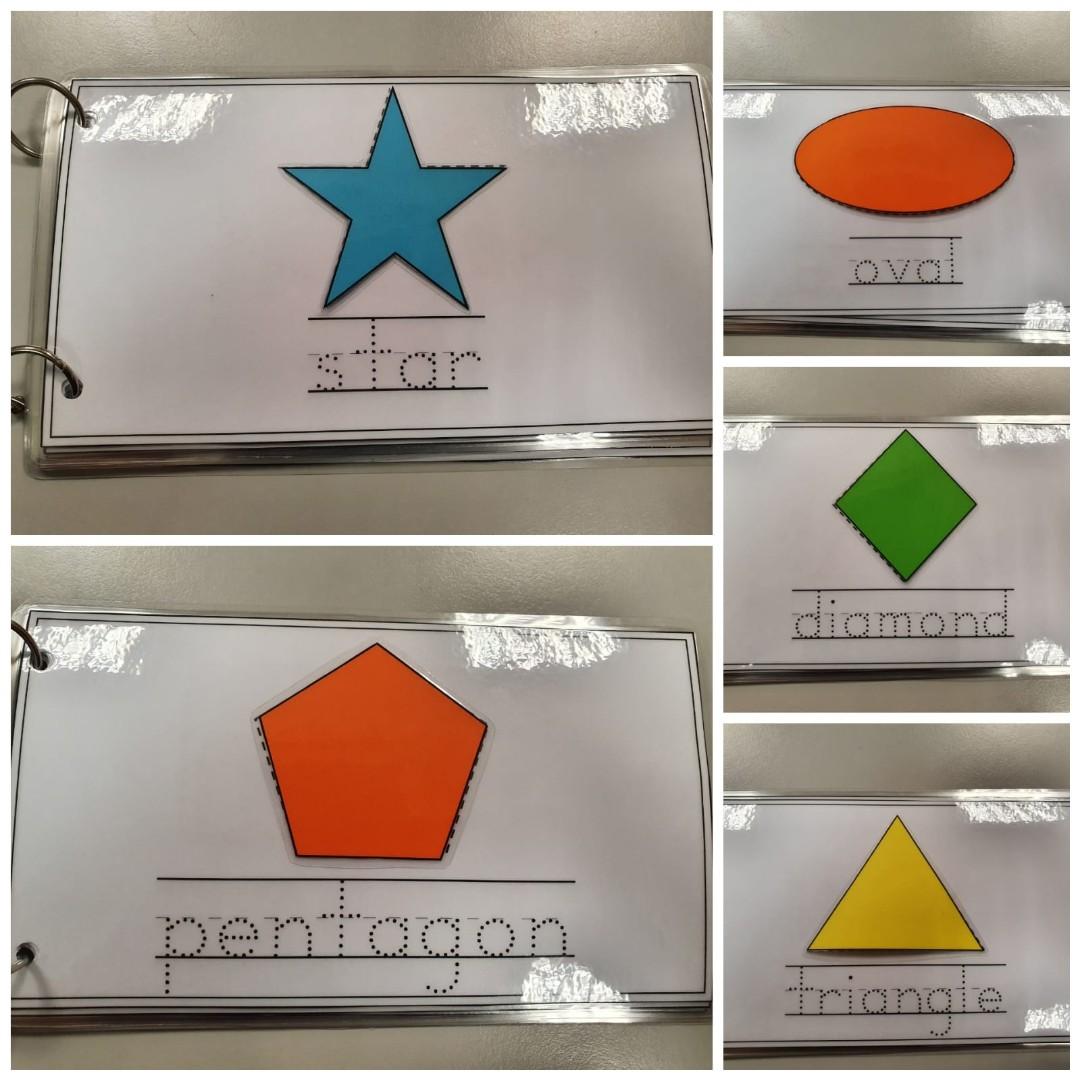 Laminated Coloured Shape Matching with Shape Outlines Manipulatives and ...