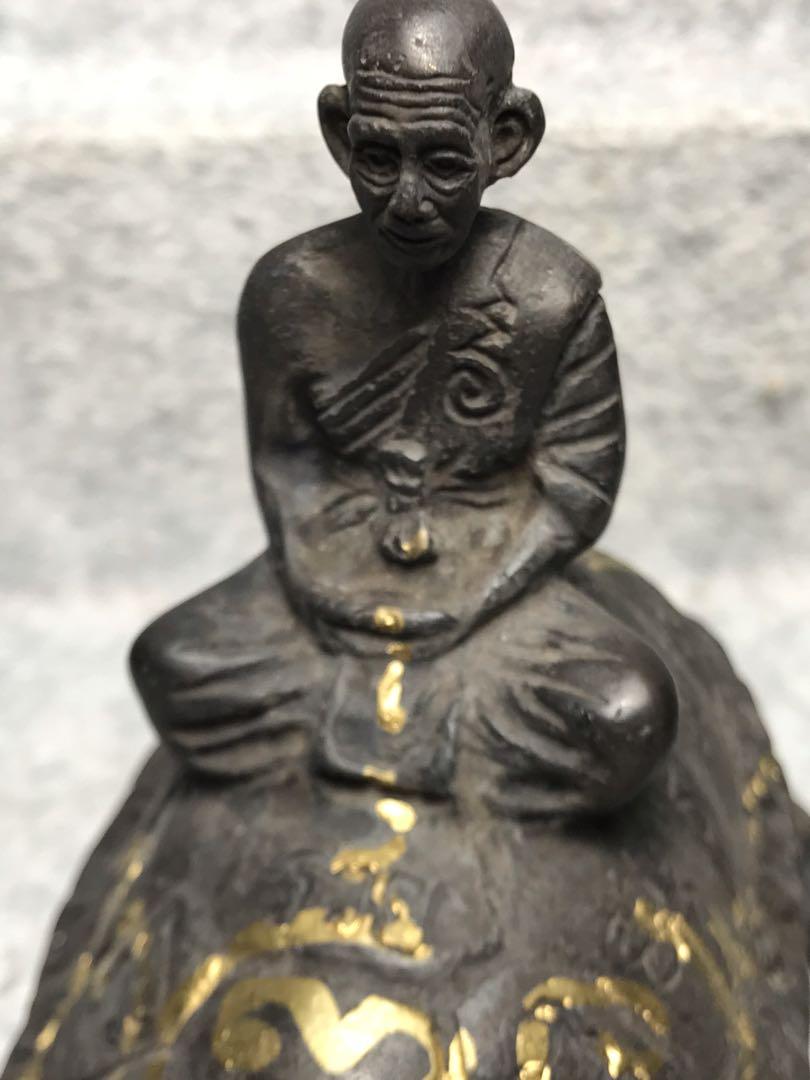 Bucha LP Liew Riding King Phaya Tao (Wealthy Turtle) with Hand Yants ...