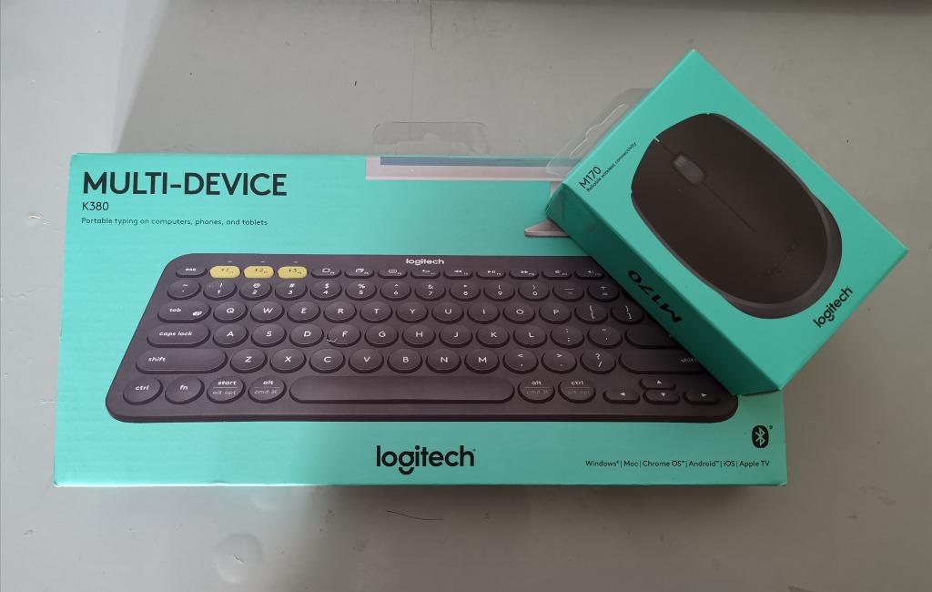 Logitech Multi-Device K380 keyboard and M170 reliable wireless mouse, Computers & Tech, Parts ...