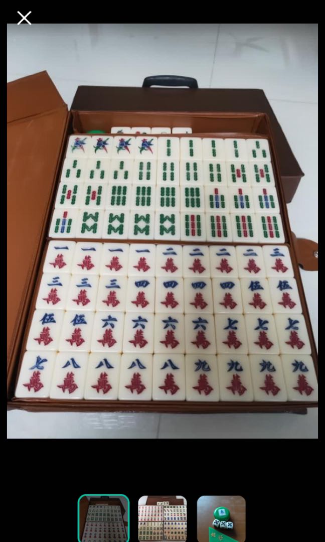 Mahjong Set A1, Hobbies & Toys, Toys & Games on Carousell