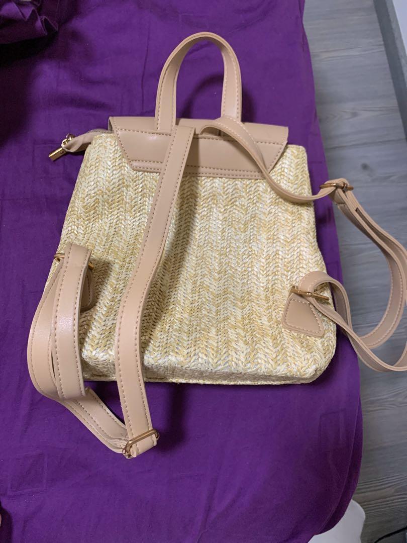 Mizzue - Tinisha Osden(Tan) backpack small, Women's Fashion, Bags ...