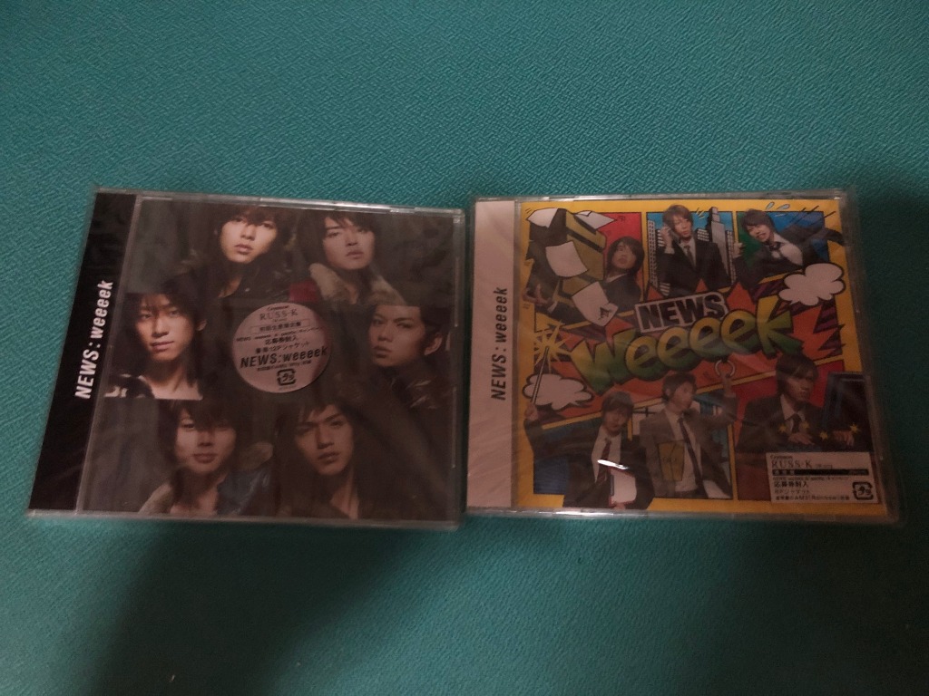 NEWS Weeeek CD 初回及通常盤 100% new, 興趣及遊戲, 收藏品及紀念品, 明星周邊 - Carousell