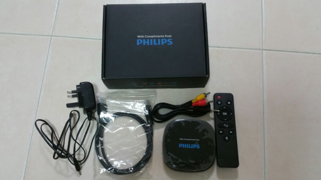Philips Android TV Box Fully Working Condition, TV & Home Appliances ...