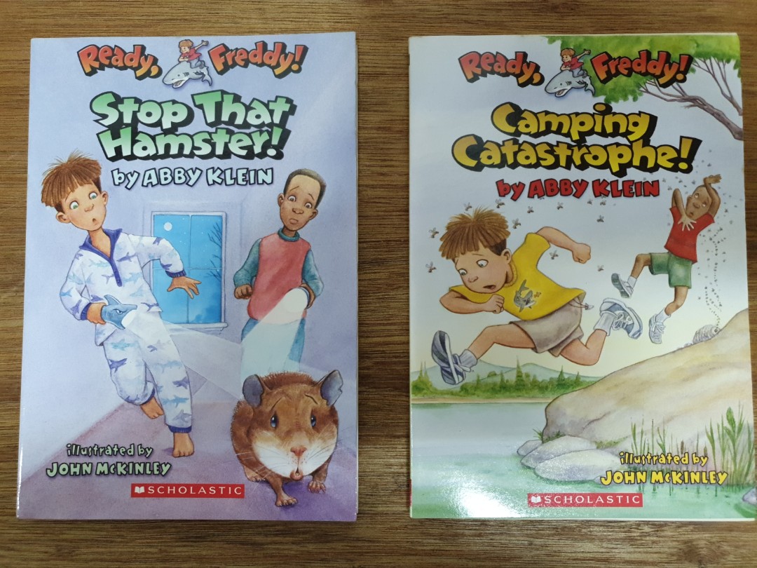 Ready Freddy! Stop That Hamster! ; Camping Catastrophe!, Hobbies & Toys ...