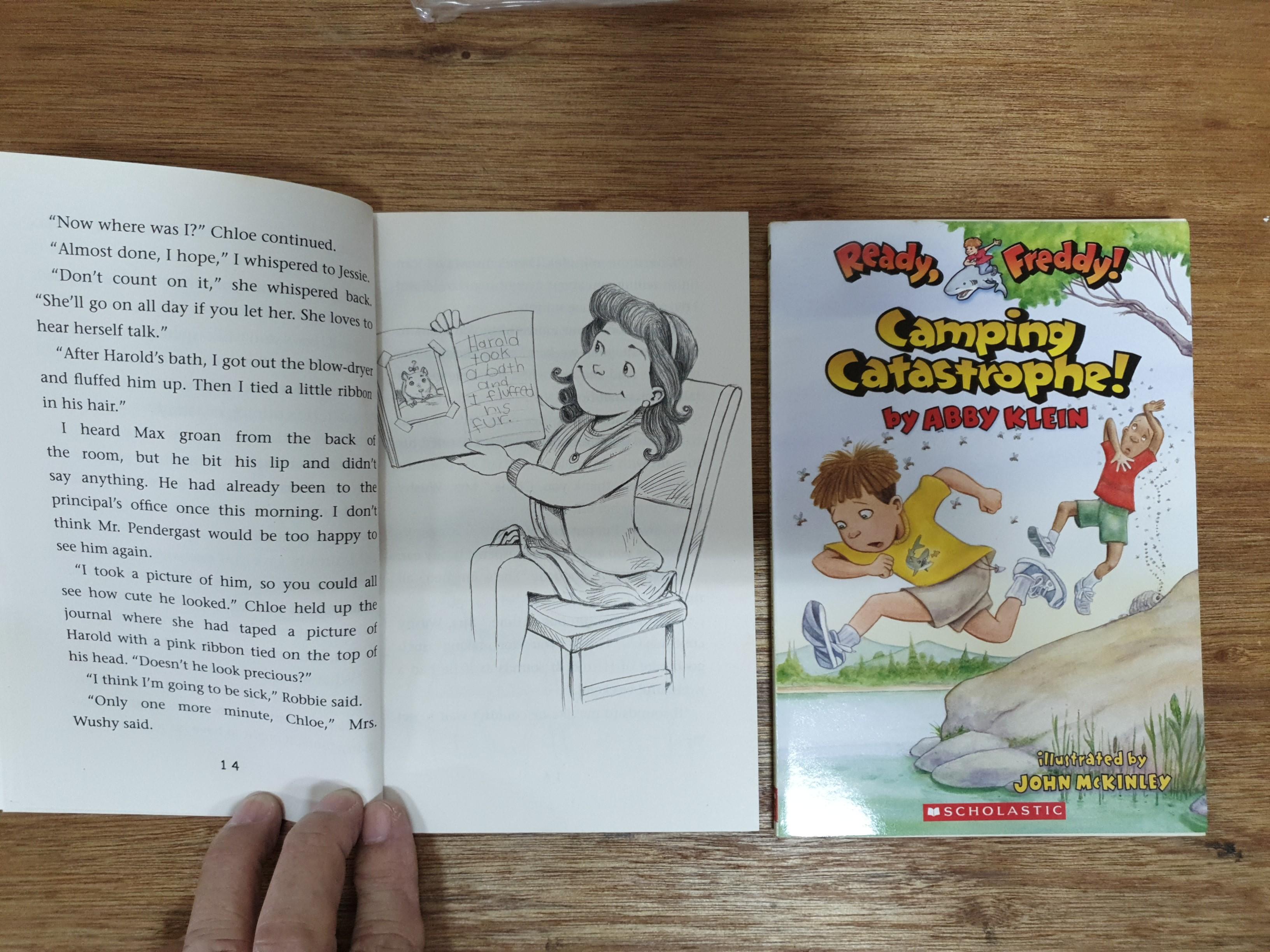 Ready Freddy! Stop That Hamster! ; Camping Catastrophe!, Hobbies & Toys ...