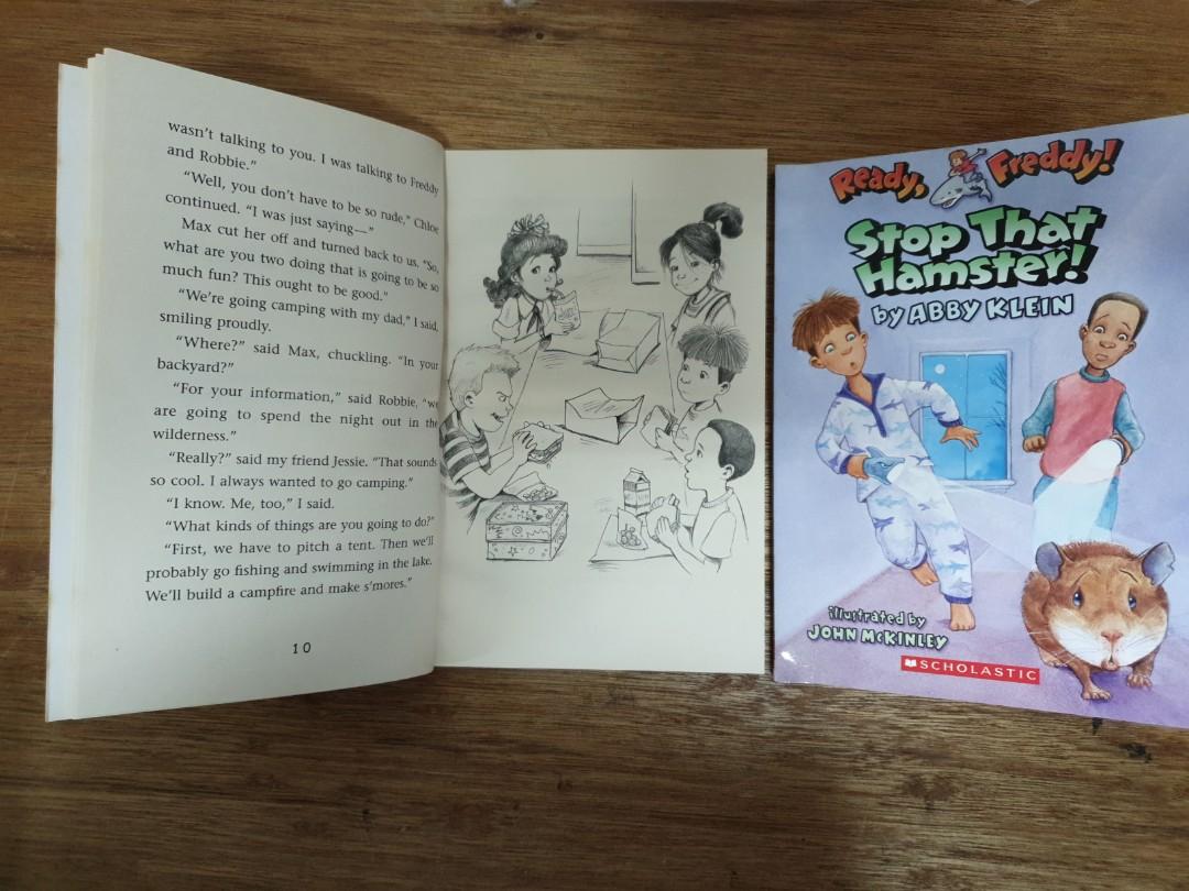 Ready Freddy! Stop That Hamster! ; Camping Catastrophe!, Hobbies & Toys ...