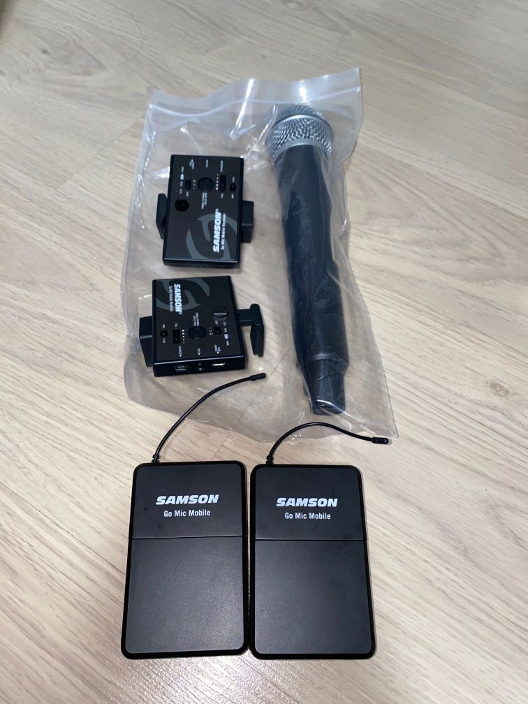 Samson Wireless Mic for DSLR and Mobile, Audio, Microphones on Carousell