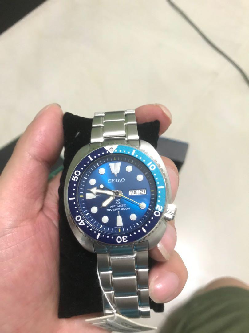 Seiko blue lagoon turtle limited edition, Men's Fashion, Watches ...