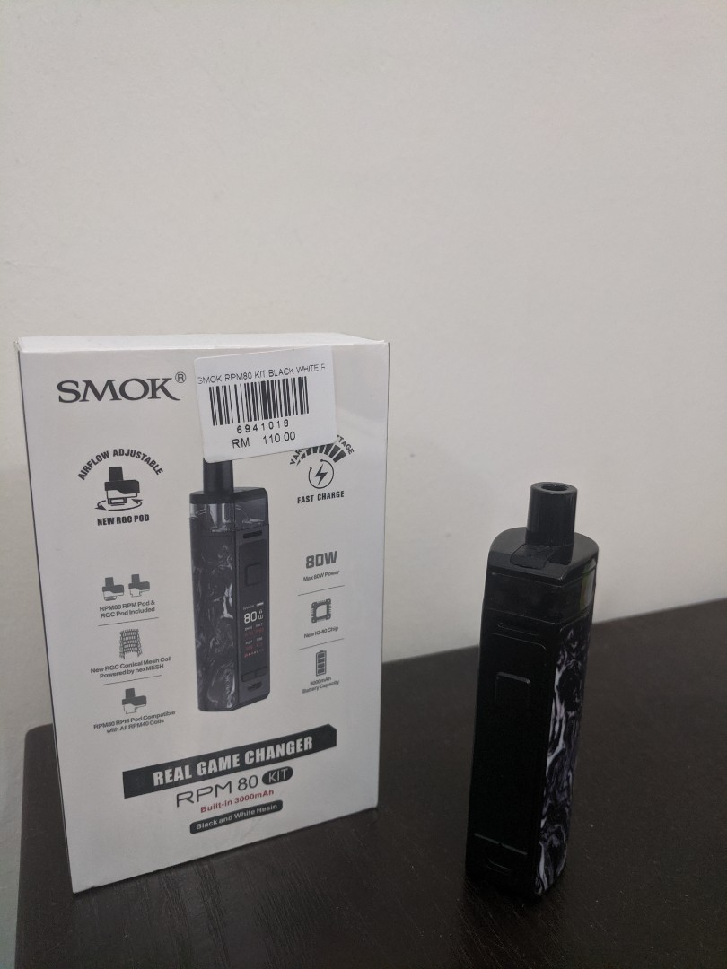 Vape Smok RPM80 Kit Black White Resin, Computers & Tech, Parts ...