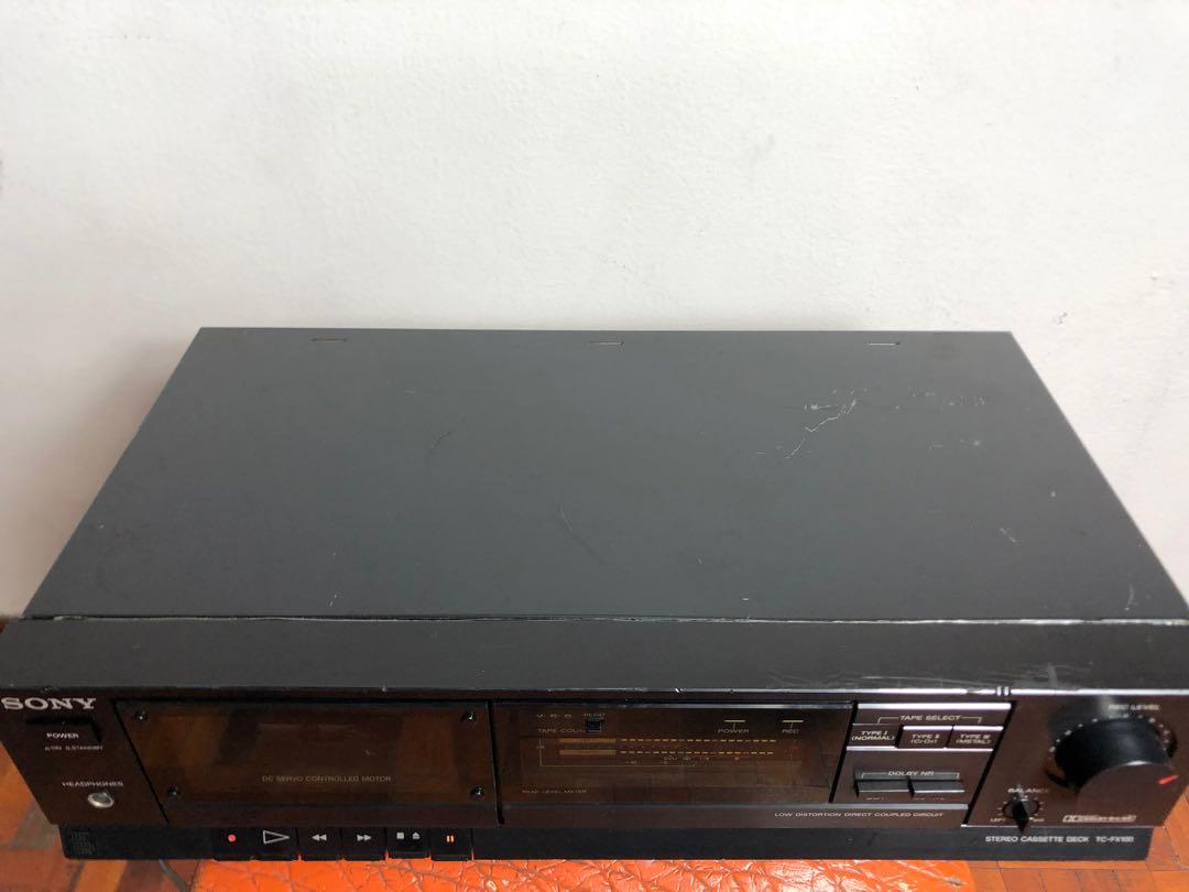 Sony TC-FX100 Tapedeck, Audio, Portable Audio Accessories on Carousell