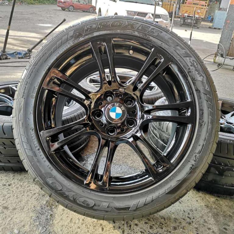SPORT RIM BMW ORI 18" F10 F30 E90 TYRE TOYO 70%, Auto Accessories on ...