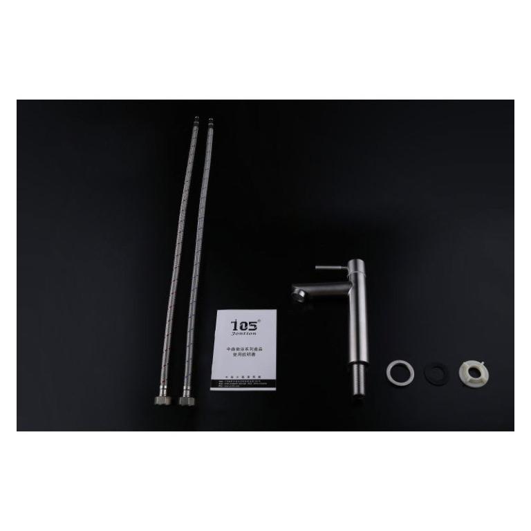 Stainless Steel SUS 304 Bathroom Faucet Basin Tap Cold Water, Furniture ...