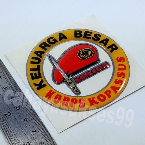 Sticker Timbul Emblem Motor Keluarga Besar Lambang Logo Bulat 7.2cm ...