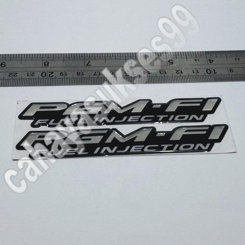 Sticker Timbul Honda PGM FI Sticker Emblem Honda Koleksi Cutting ...