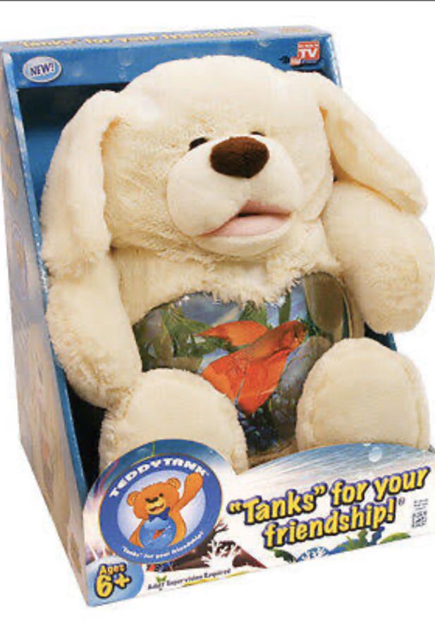 Teddy tank (stuffed toy and aquarium in 1), Hobbies & Toys, Toys ...