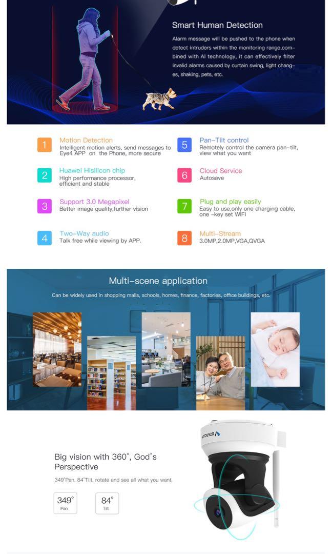 Vstarcam C24S Plus, Furniture & Home Living, Security & Locks, Security ...