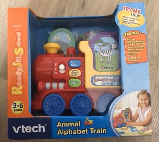 vtech animal alphabet train, 興趣及遊戲, 玩具 & 遊戲類 - Carousell