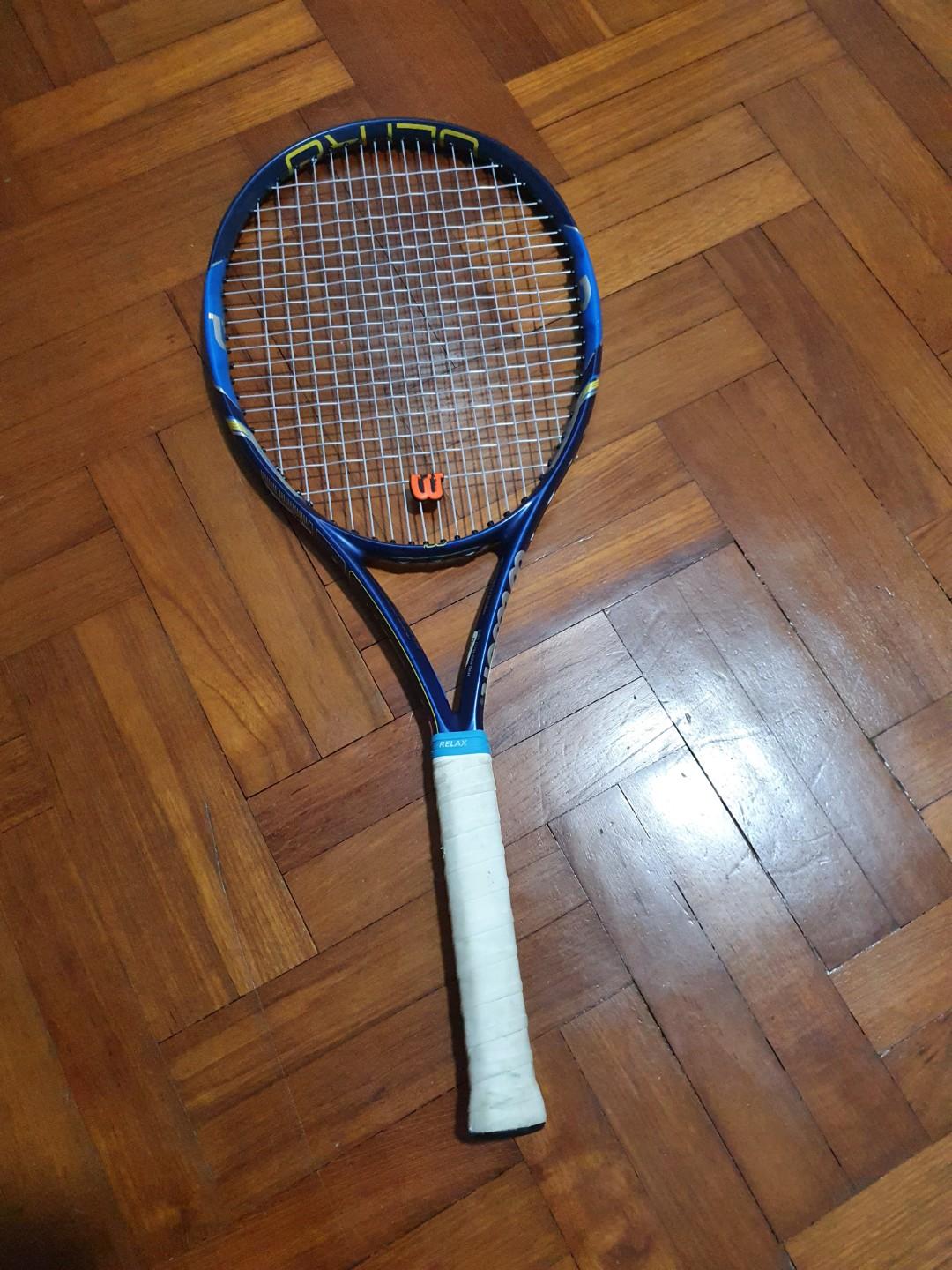 Wilson Ultra 100 Tennis Racket, Sports Equipment, Sports & Games ...