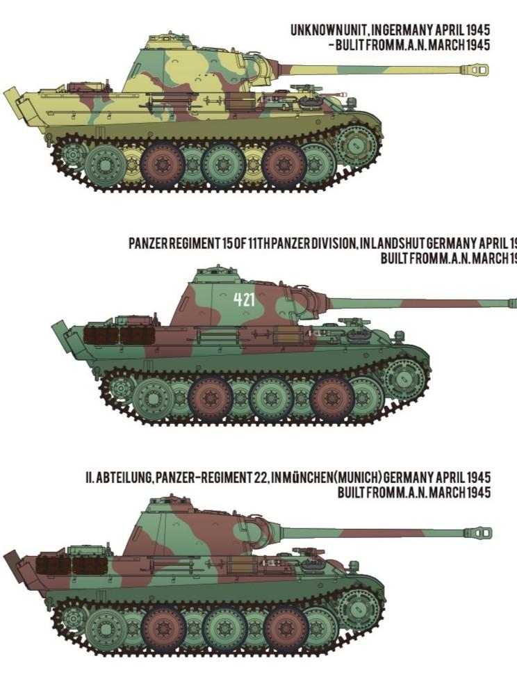 1/35 13523 Academy German Tank Pz Kpfw V Panther Ausf G - "Last ...
