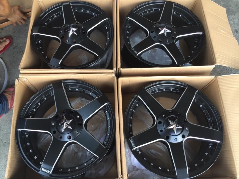 17" Rev KMC 410 Magwheels Bnew 4Holes pcd 100-114, Car Parts ...