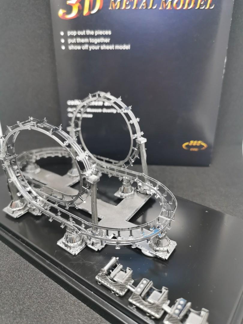 3d metal puzzle - Roller coaster, Hobbies & Toys, Toys & Games on Carousell