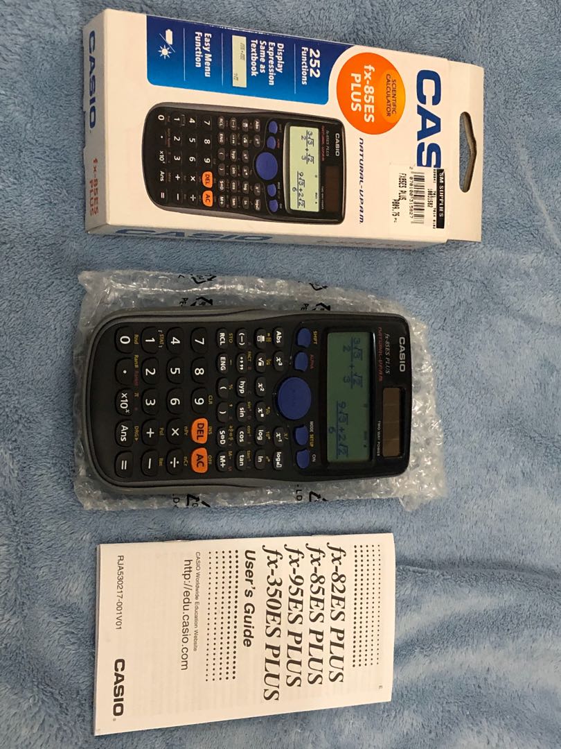 Casio Scientific Calculator fx-85ES PLUS, Computers & Tech, Office ...