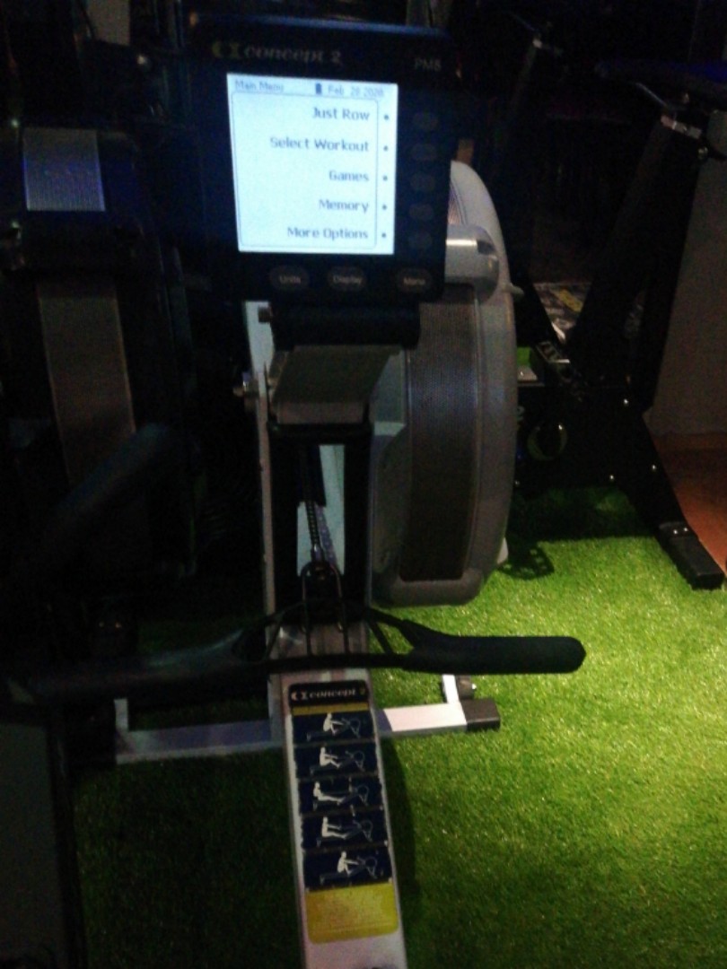 Concept 2 rower model D, Sports Equipment, Exercise & Fitness, Cardio ...