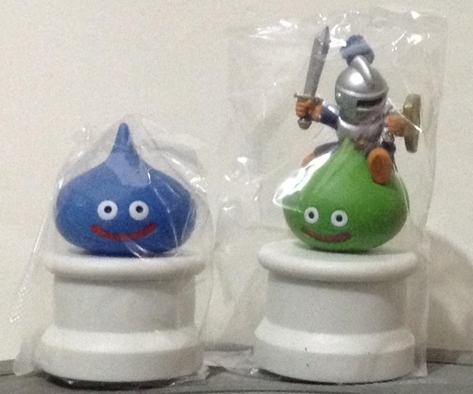 Dragon Quest Monster Chess Piece Figure Slime & Slime Knight SQUARE ...