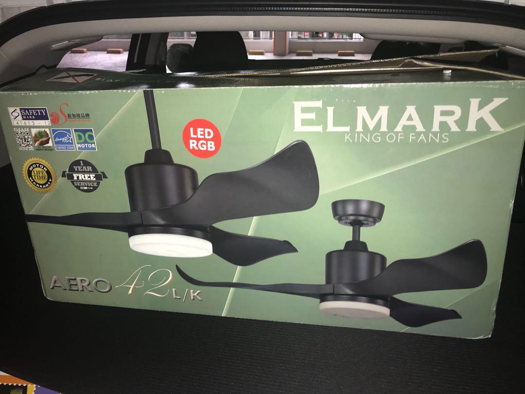 Elmark Ceiling Fan (Brand New), Furniture & Home Living, Lighting ...