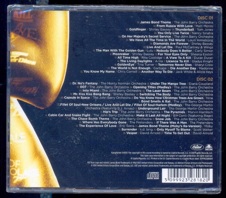 007 James Bond Best Of Bond [ CD ], Hobbies & Toys, Music & Media, CDs ...